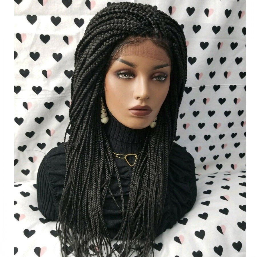 Braided Box Braids- Lace Front Wig – Michelle's Glam Wigs